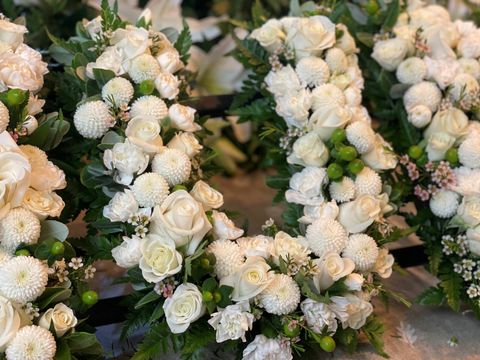 Mum/Dad mixed flower tribute - Nicolla Florist Wetherby